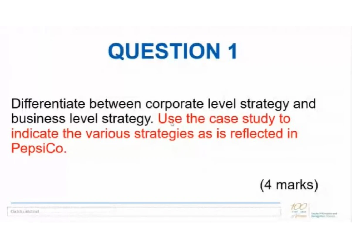 EXAM PREP CASE STUDY: Shoprite Holdings' Cost Leadership Strategy - Studocu