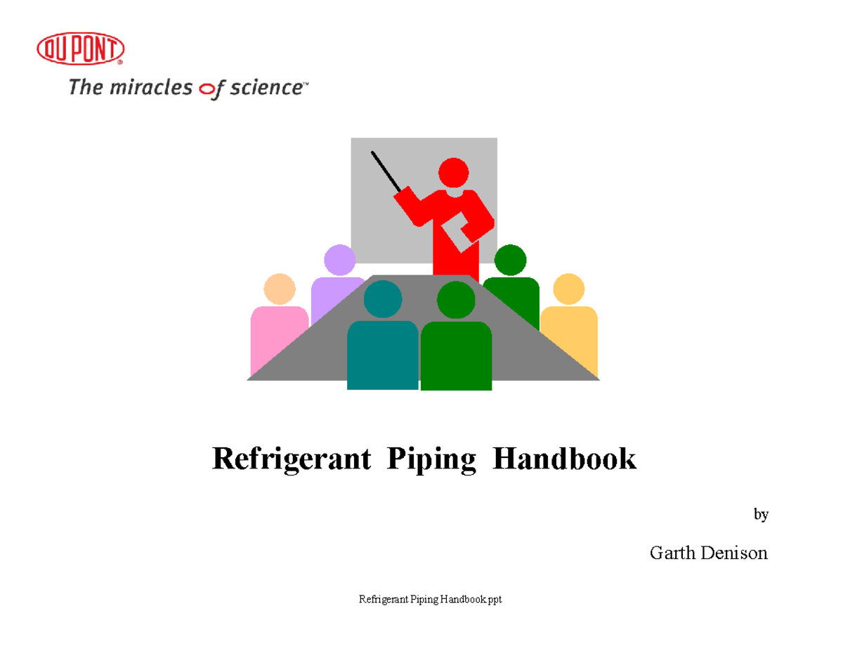 Refrigerant Piping Handbook: Design, Codes, and Engineering Data - Studocu
