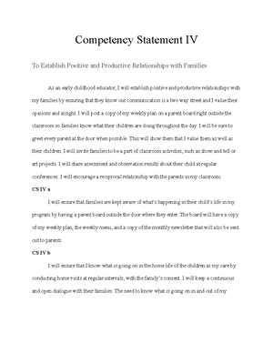 Competency Statement II- Physical and Intellectual - Katerina Stanley ...