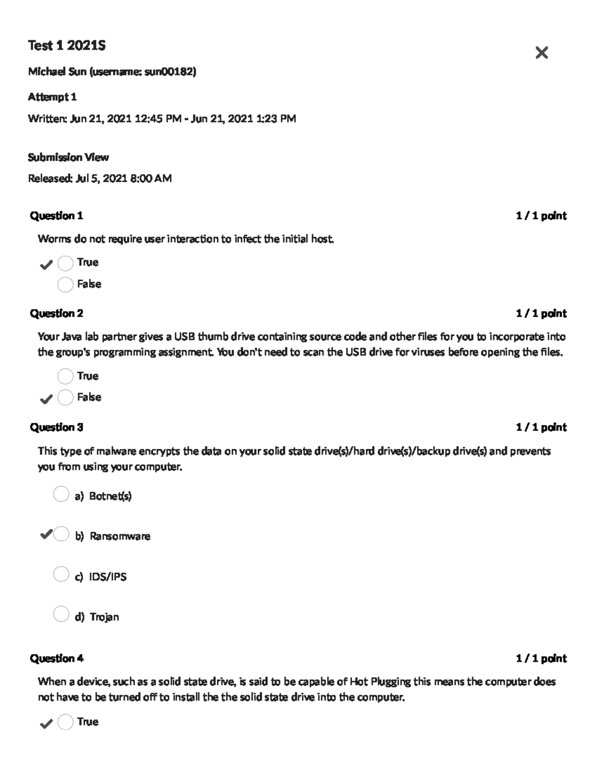 CST8101 mid-term - mid-term quiz practice - - Studocu