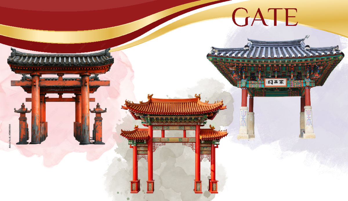 Gate - Gates from Asian Architecture - GATE GreatBütdings Bronze Gace ...