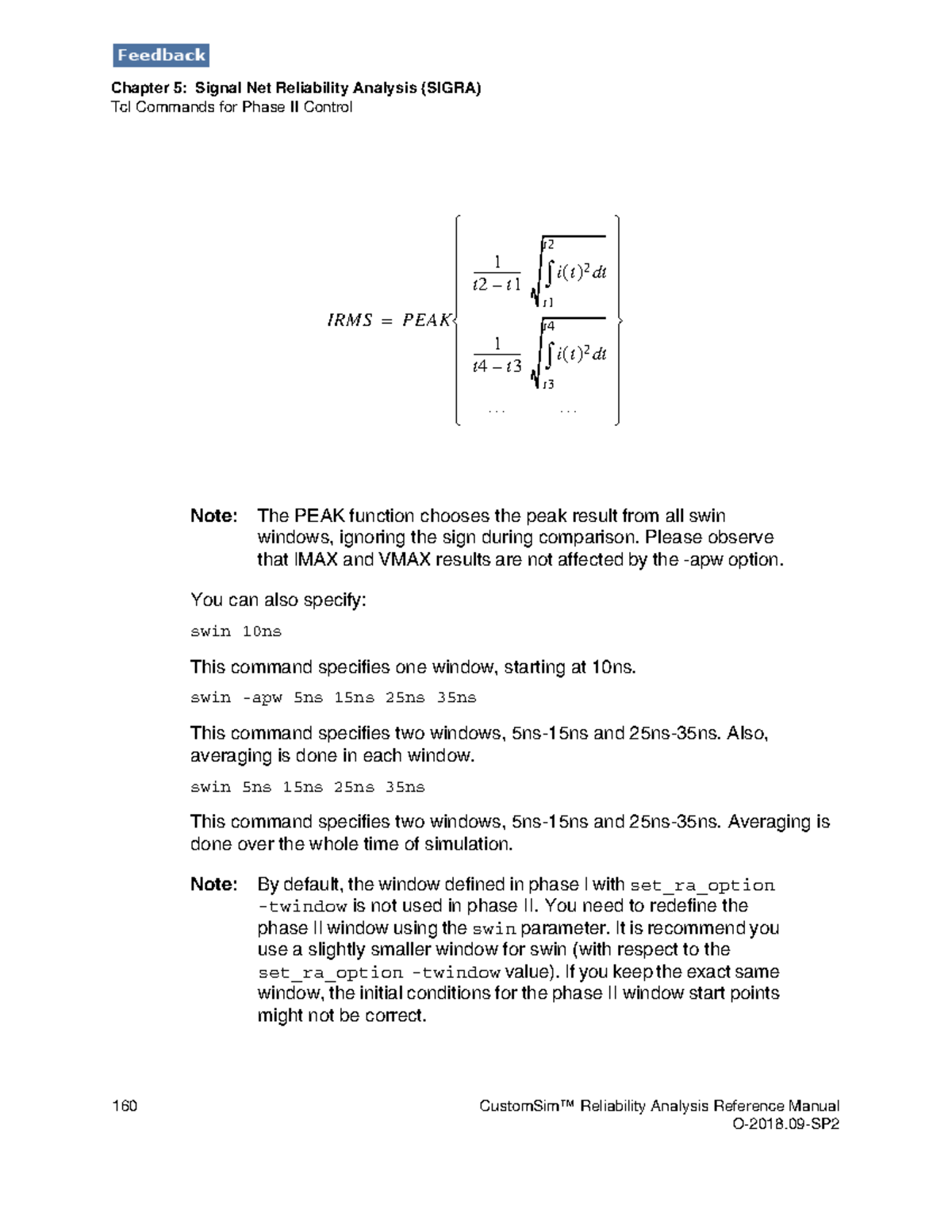 Chapter 5: Signal Net Reliability Analysis (SIGRA) Tcl Commands - Studocu