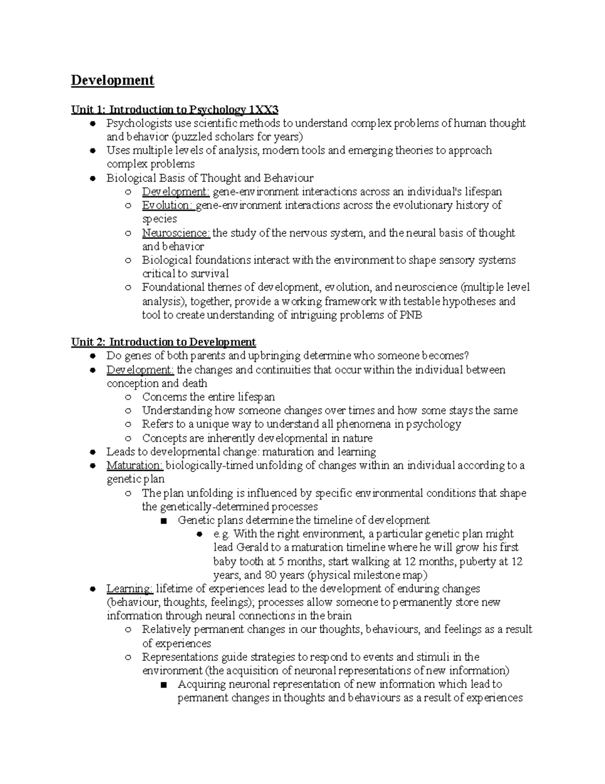 1 Development - notes on modules - Development Unit 1: Introduction to ...