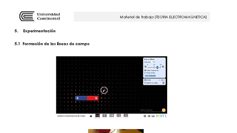 Laboratorio N°05 T (TEORIA ELECTROMAGNETICA): Inducción y Campo ...