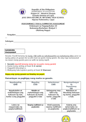 Q2 Grade 10 Cookery module 2 - 10 TLE Quarter 2 – Module 2 ...