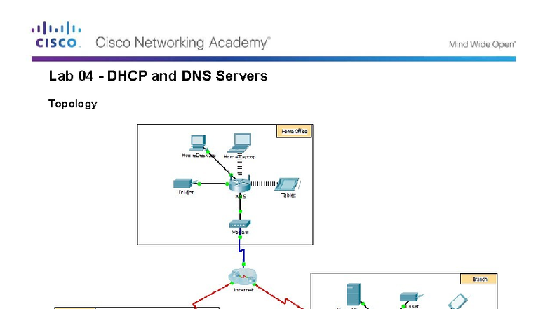 CN224 Lab 04: Configuring DNS & DHCP Servers Instructions - Studocu