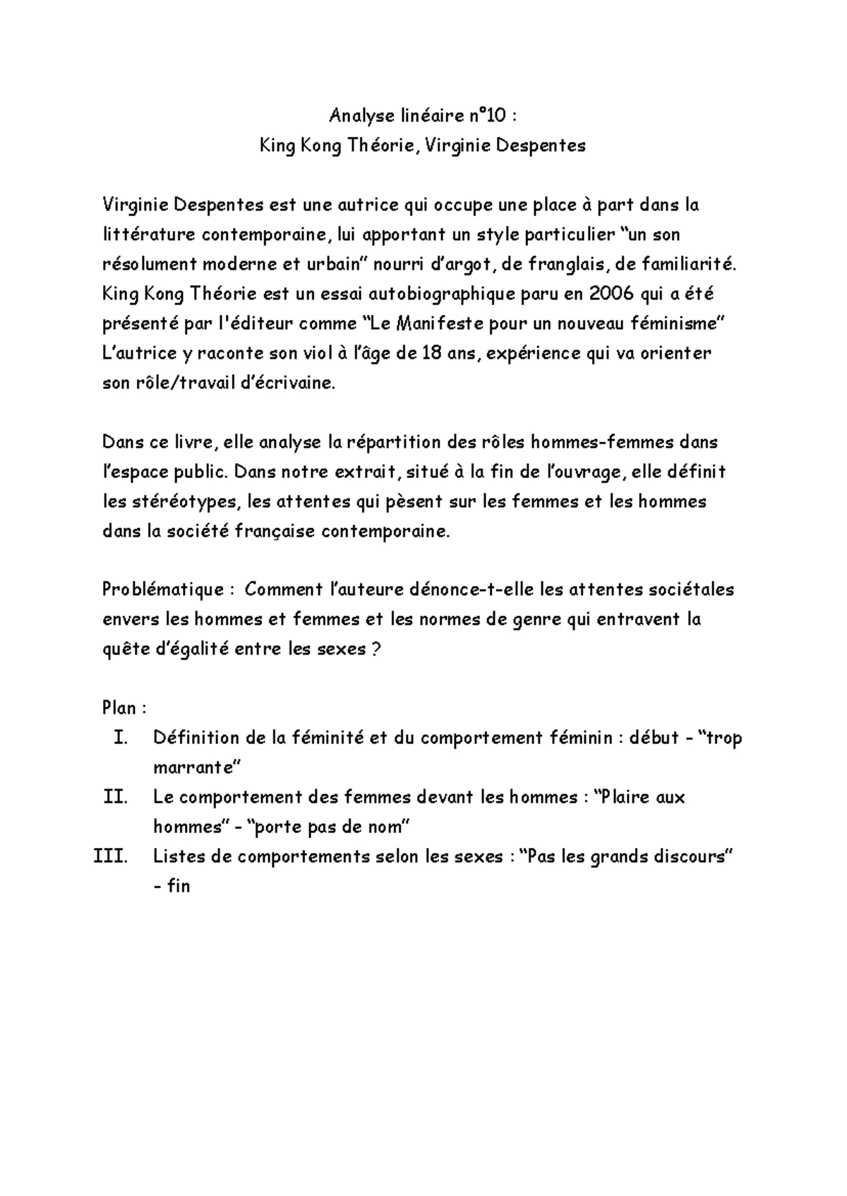 Etude de texte - Rencontre avec le nègre de Surinam - Texte 4 : Le ...