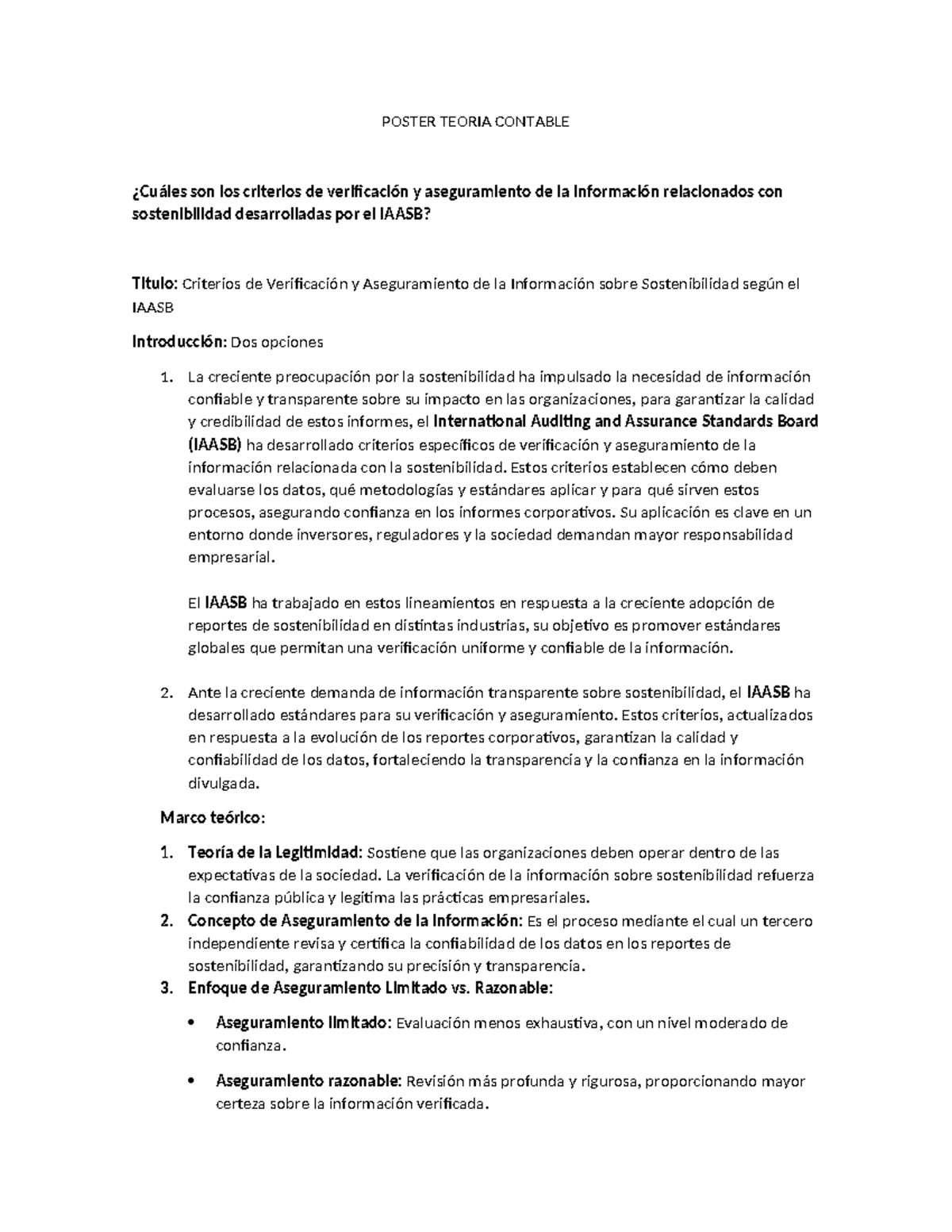 Poster Teoria Contable - POSTER TEORIA CONTABLE ¿Cuáles son los ...