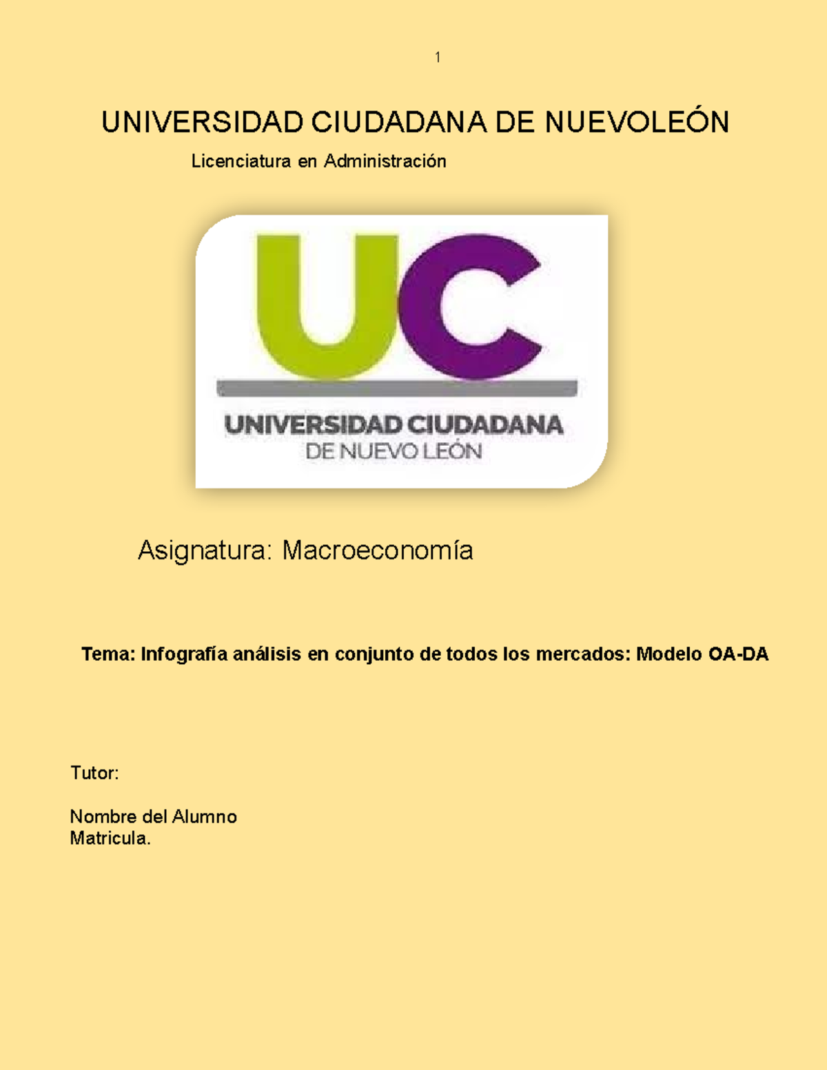 Infografía: Análisis del Modelo OA-DA en Macroeconomía (MACRO 101 ...