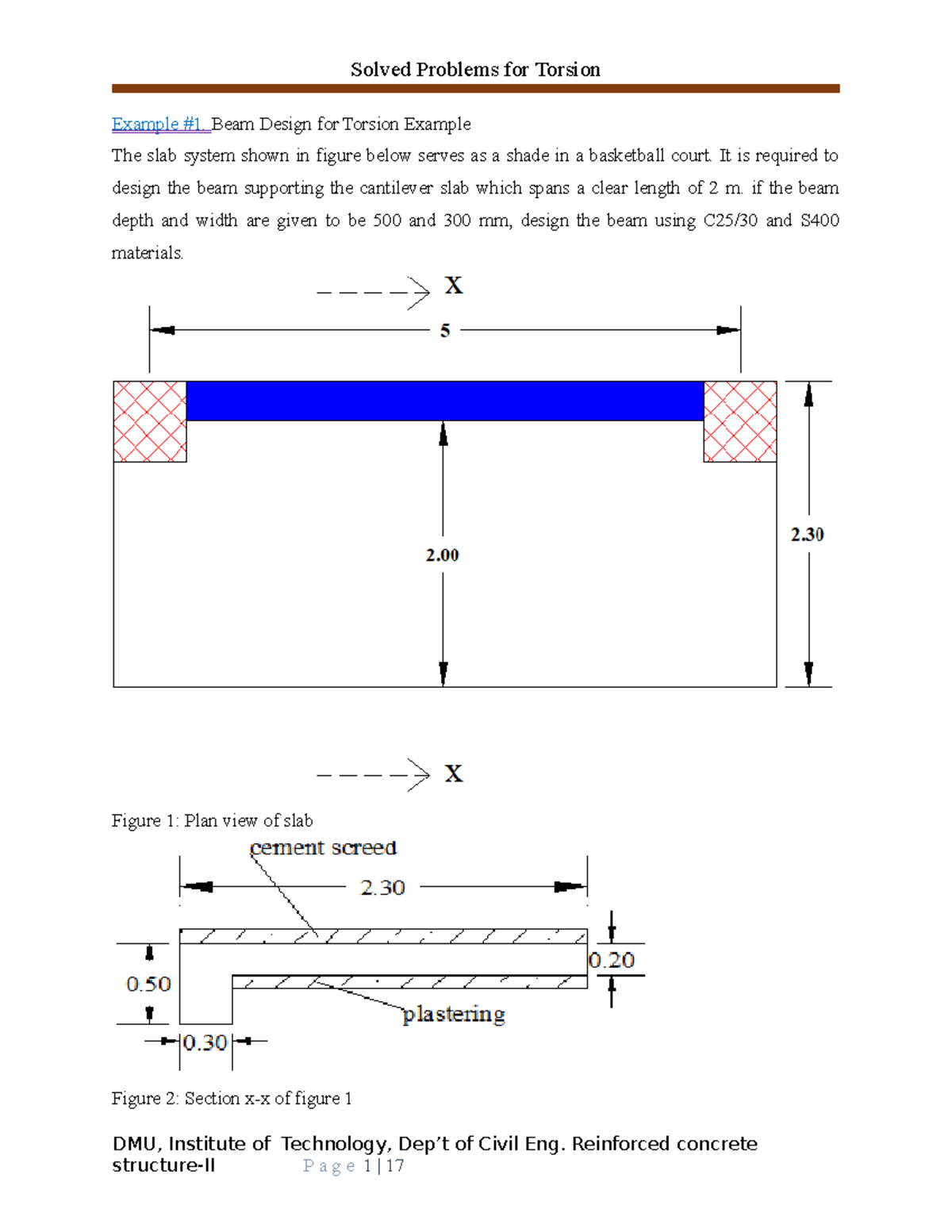 Beam Design for Torsion Examples - DMU, Civil Eng. Final Exam Notes ...