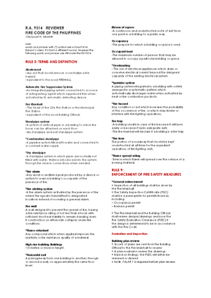 IRR Rule VII - Building Occupancy - The 2004 Revised IRR of P. No. 1096 (as published by the ...