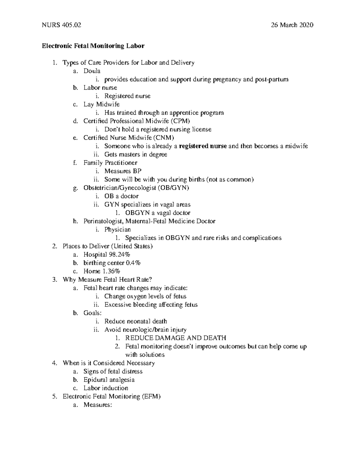 Electronic Fetal Monitoring Labor - Internal monitoring ii(periodically ...