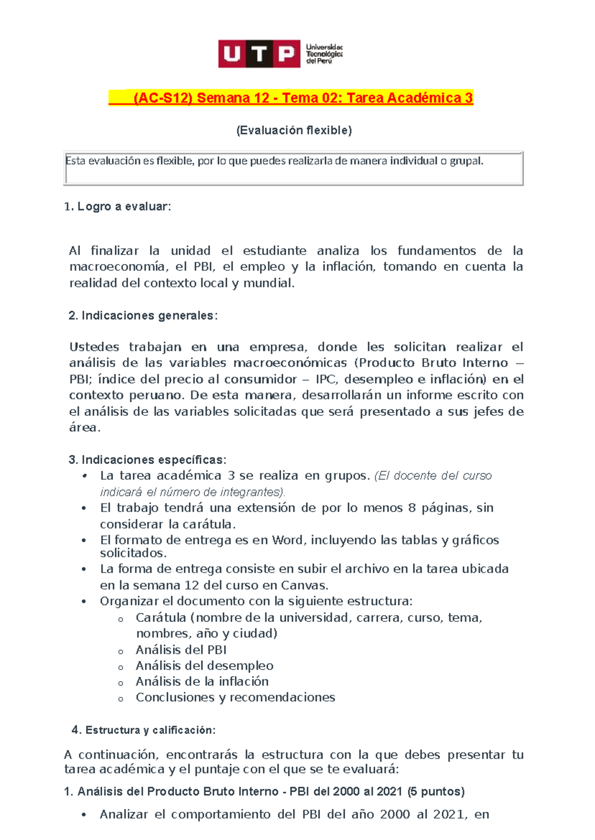 🔴 (AC-S12) Semana 12 - Tema 02: Tarea Académica 3 (Micro y ...