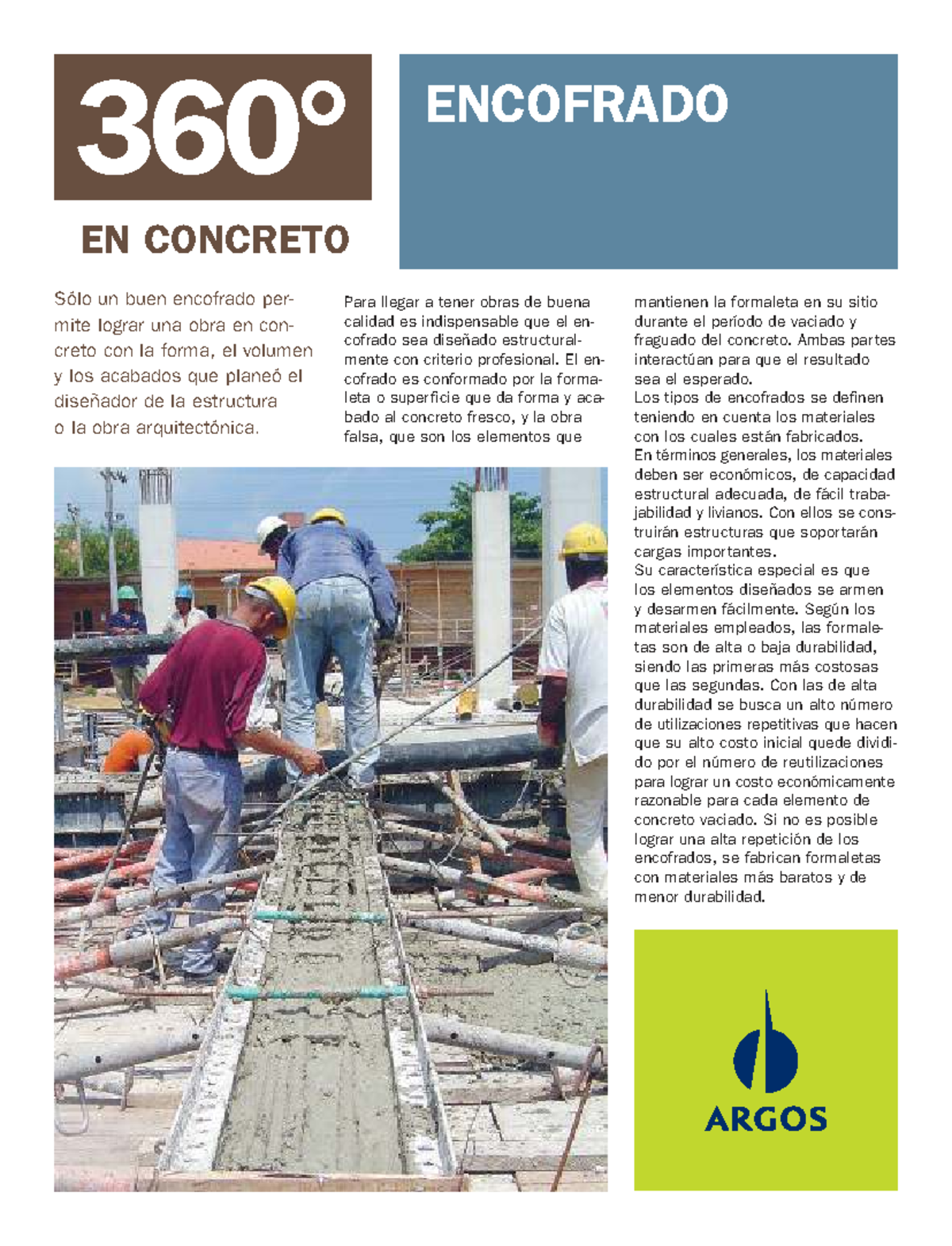 360 ENCOFRADO EN CONCRETO: Guía para Ingenieros Civiles - Studocu