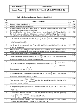 1904012 Machine Learning Question Bank - SRM VALLIAMMAI ENGINEERING ...