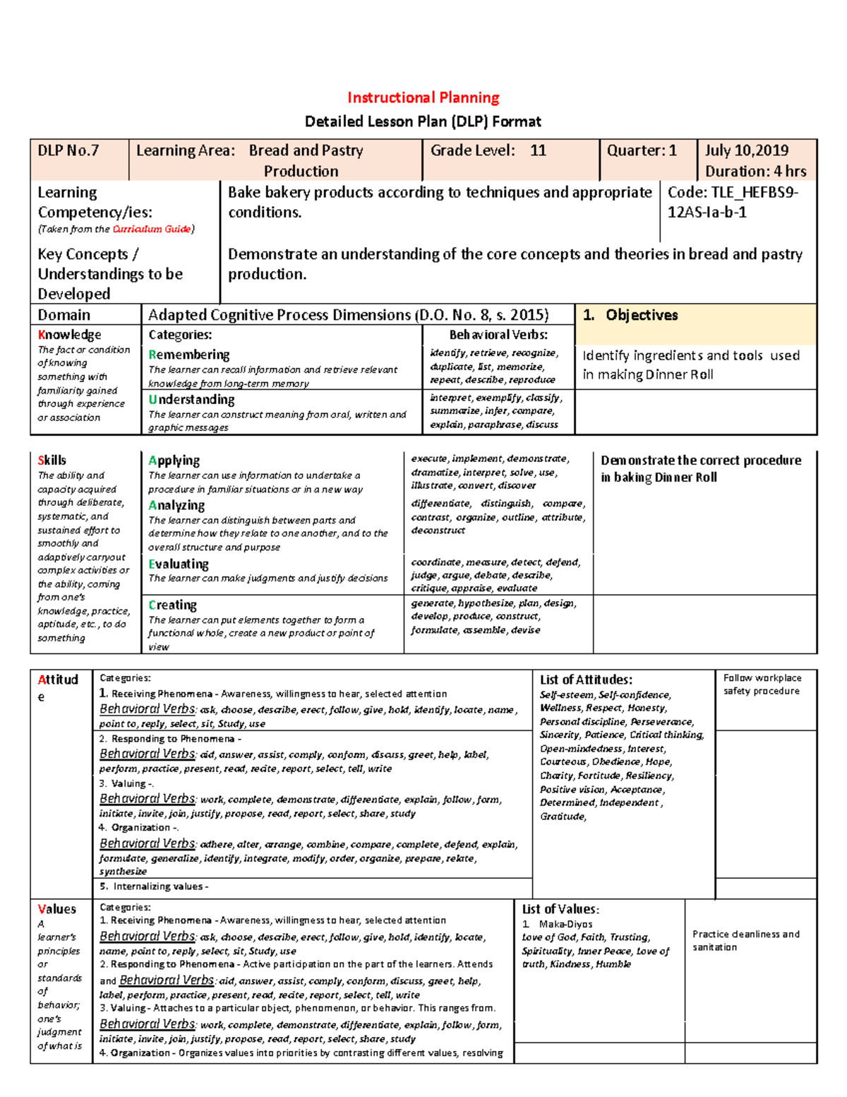 Detailed-Lesson-Plan-Instructional-Planning-1 - Instructional Planning ...