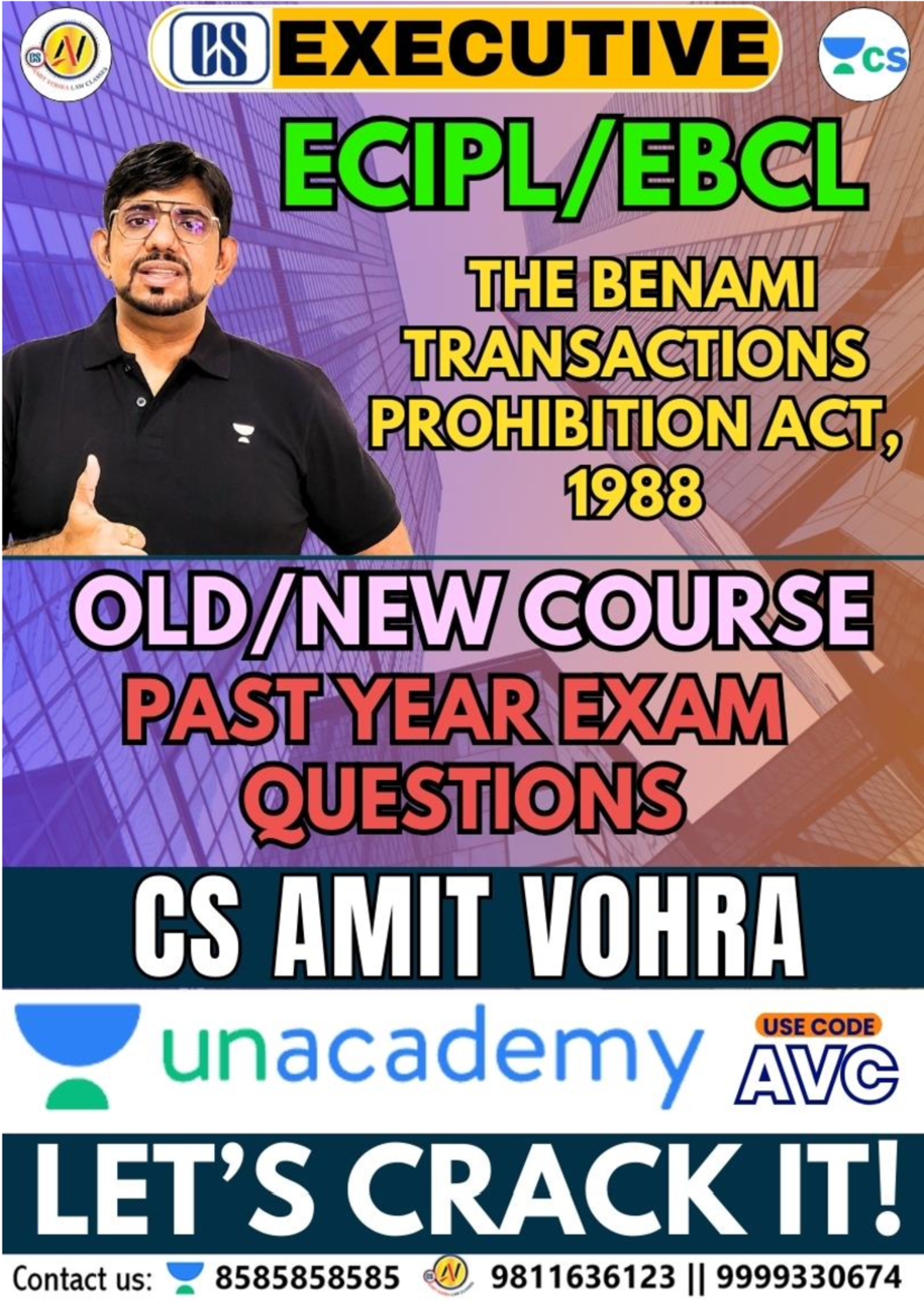 Benami Transaction Act 1988 Ecipl & EBCL Past Year Exam Questions - CS ...