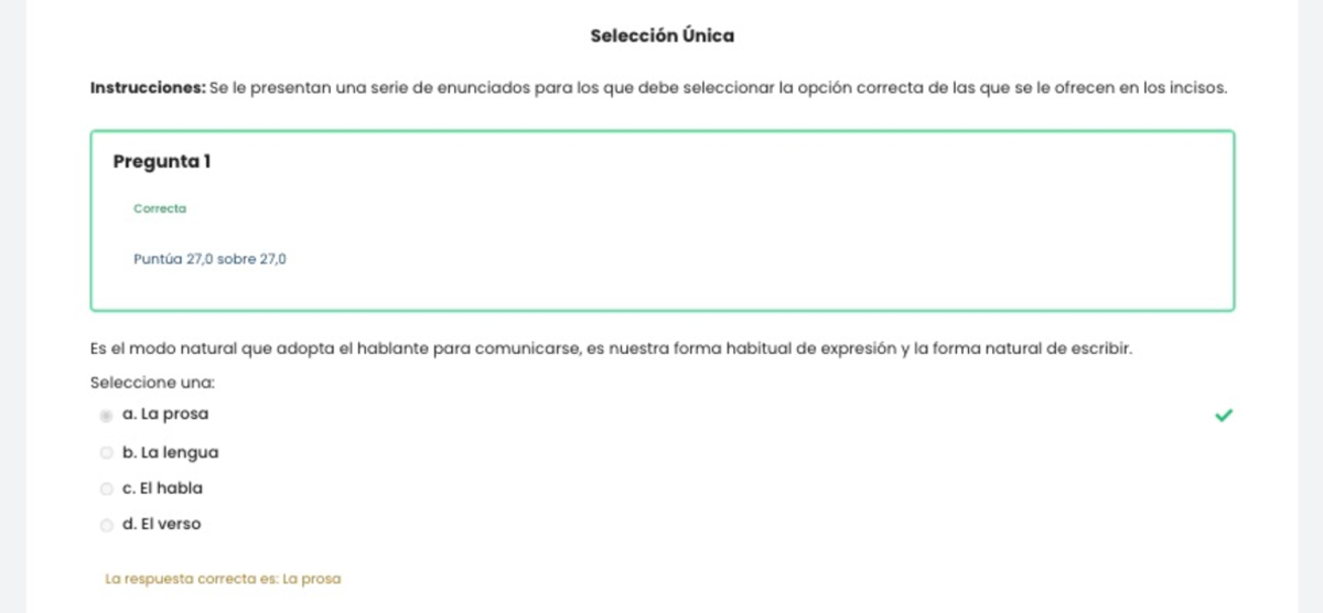 Examen 2 español - Español General - Studocu