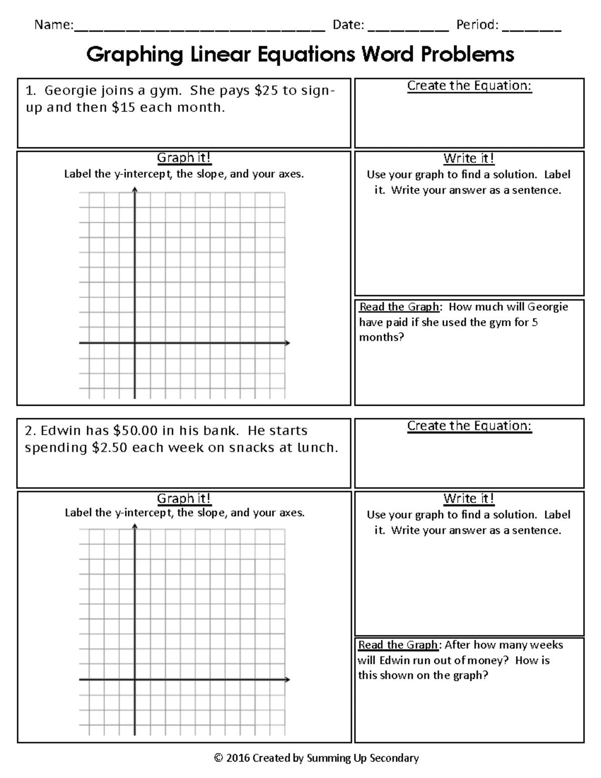 Algebra 1 8.2 Worksheet - Characteristics of Parabolas Tasks - Studocu