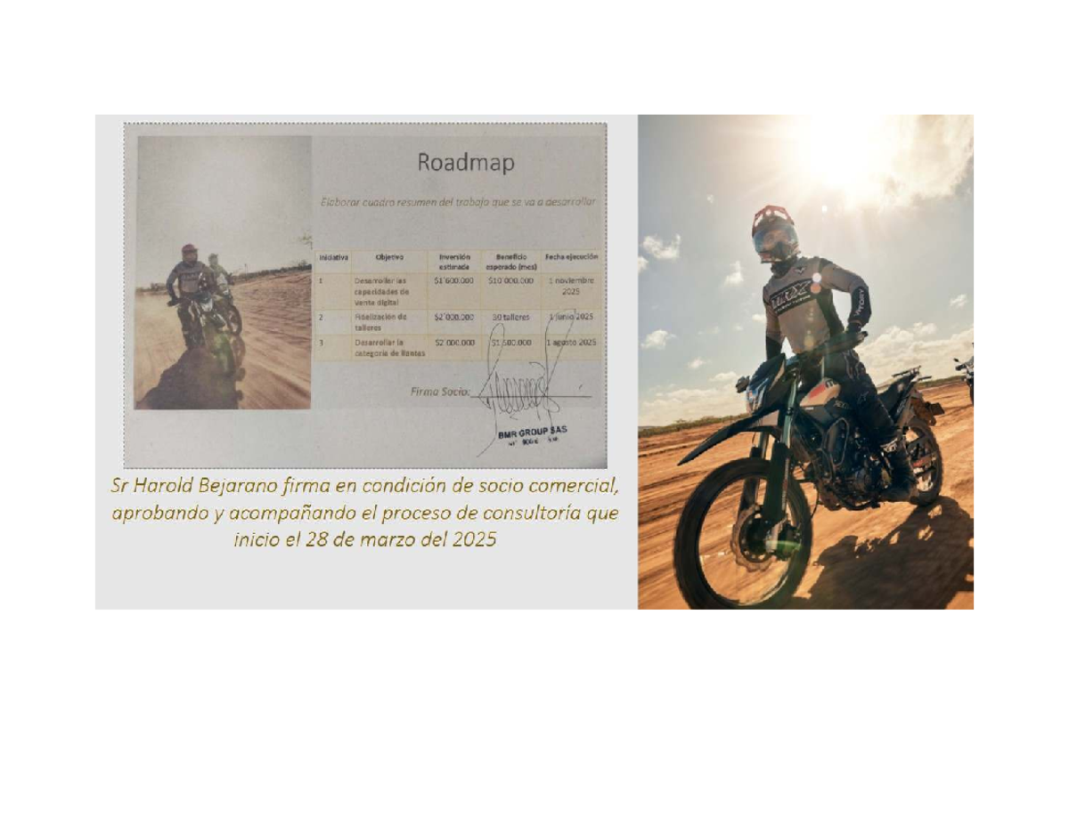 Roadmap de Iniciativas y Objetivos para Moto Planet - ASDSDASDA - Studocu