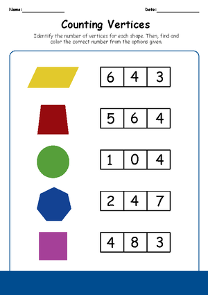 Match Shapes to Objects - Kindergarten Worksheet - Name: Date: Match ...