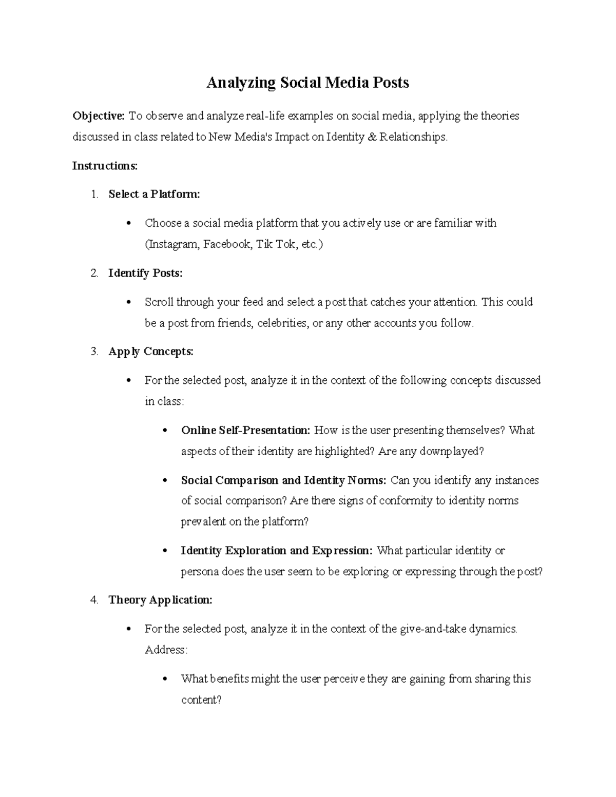 Analyzing Social Media Posts - Analyzing Social Media Posts Objective ...
