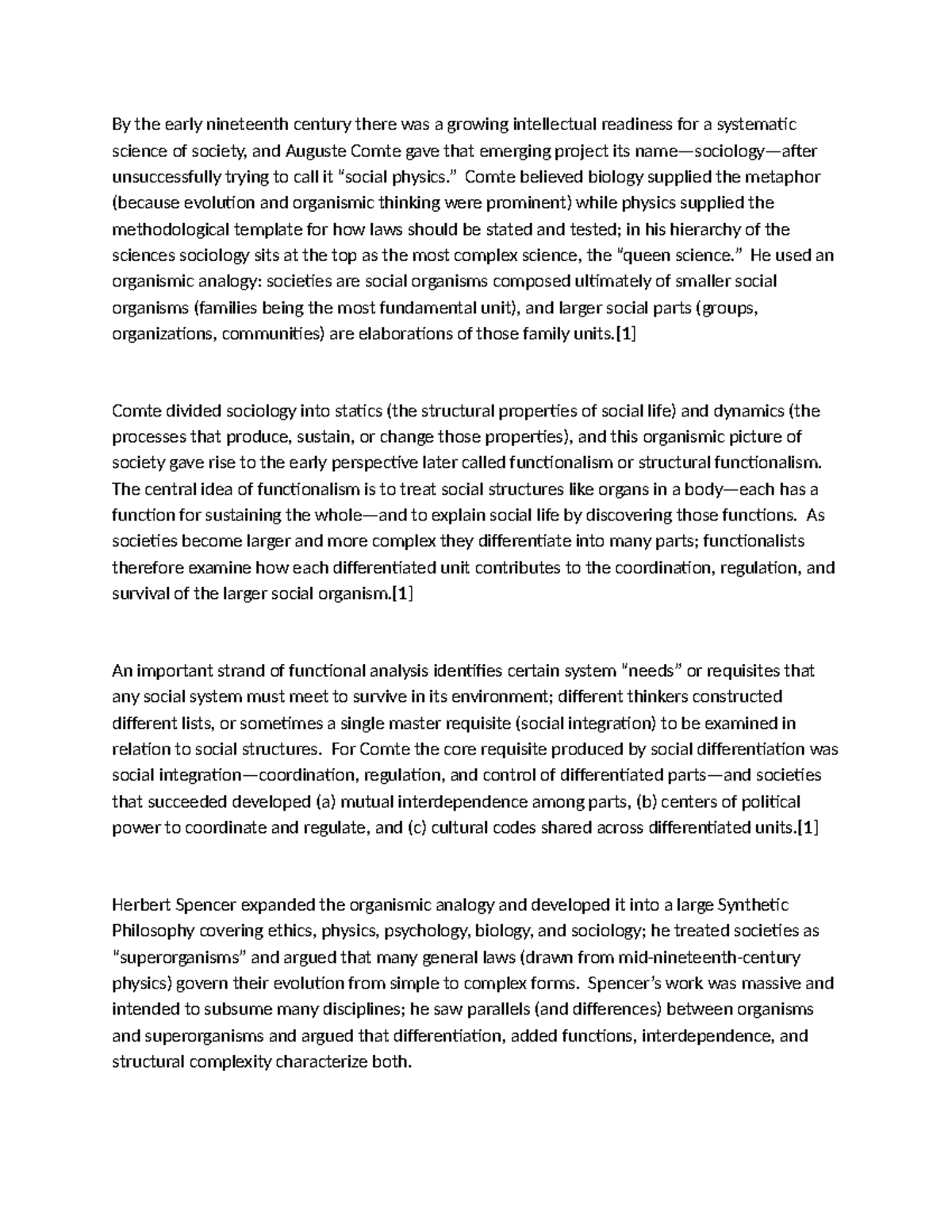 Functionalism: Analyzing Society's Structure and Dynamics - SOC101 ...