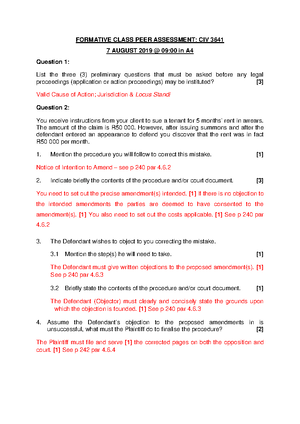 4 Sample Answering Affidavit ...