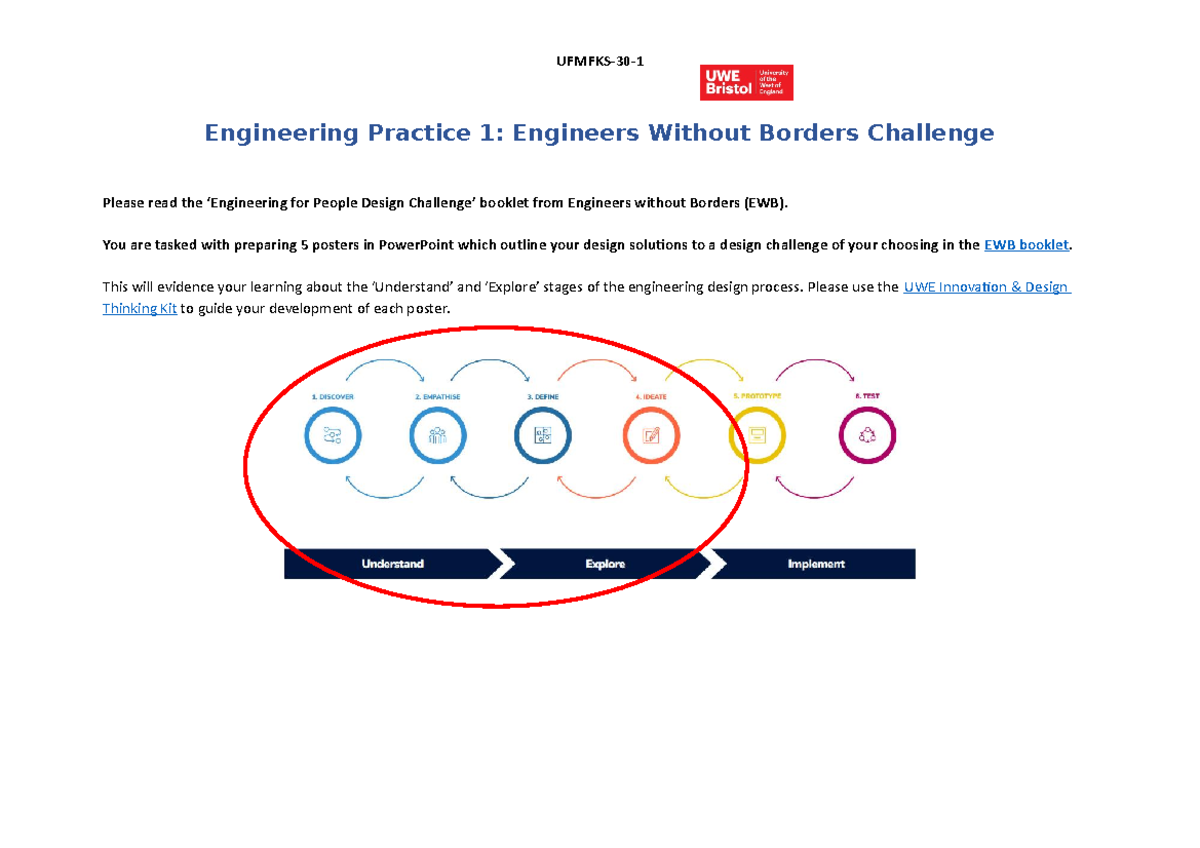 Engineering Practice 1: EWB Design Challenge Posters (Component A ...