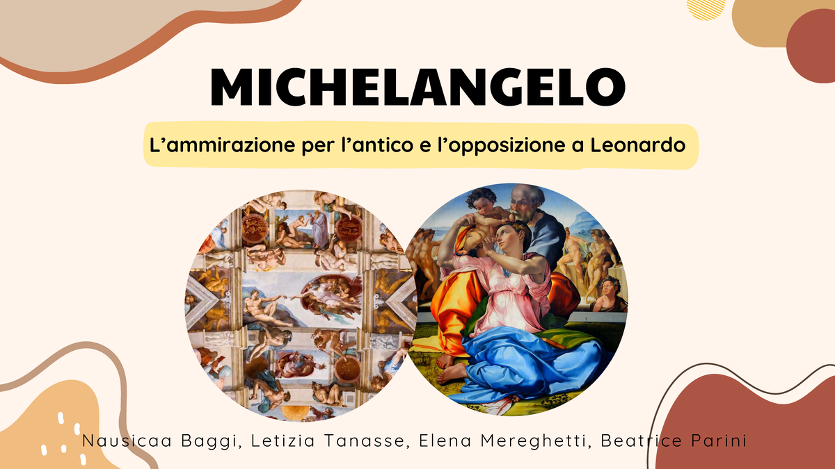 Michelangelo - Presentazione Powerpoint/Canva - MICHELANGELO L ...