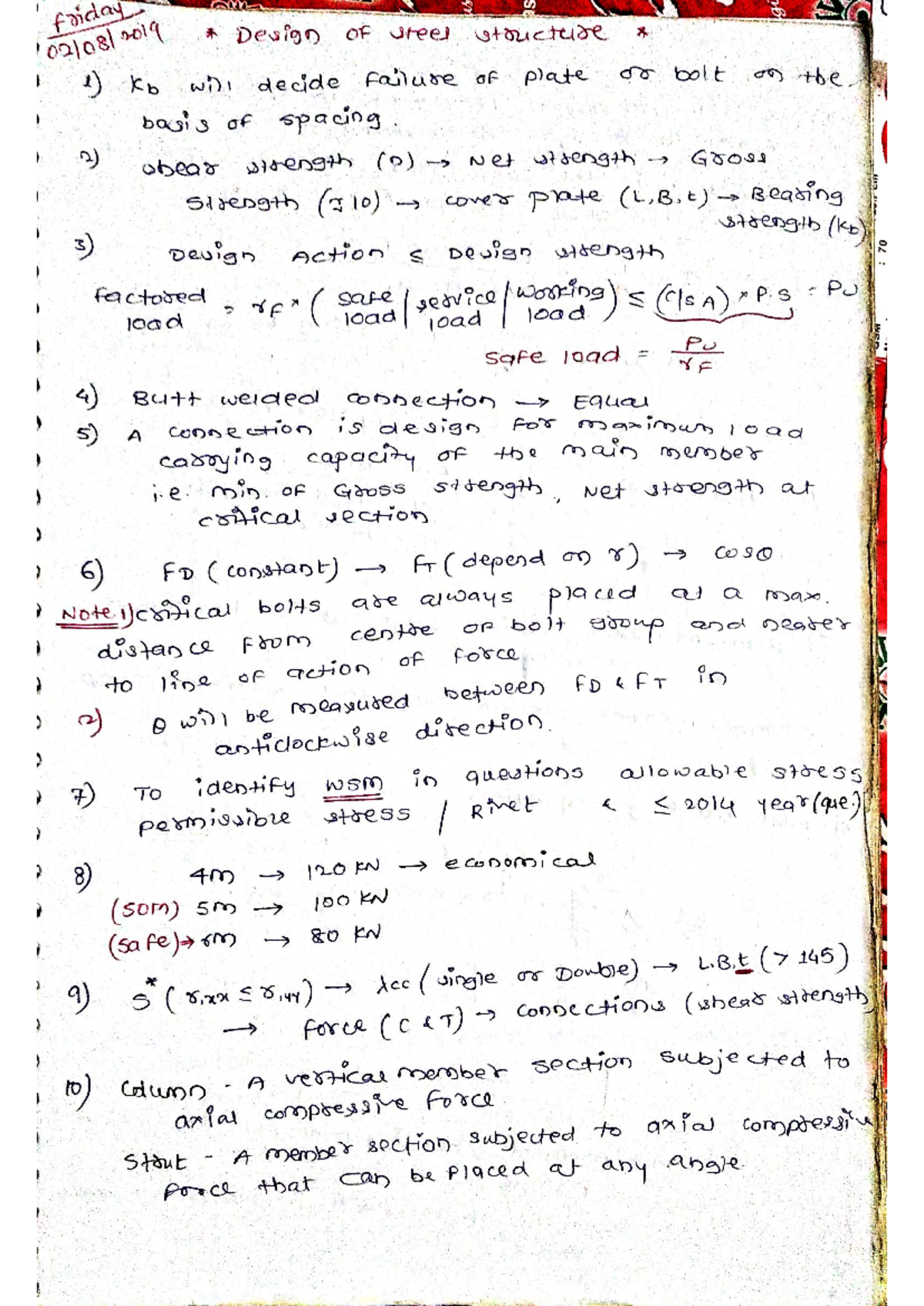 Steel Structure - dcaf wcdgrw - friday Design OF steel structure 1) Kb ...