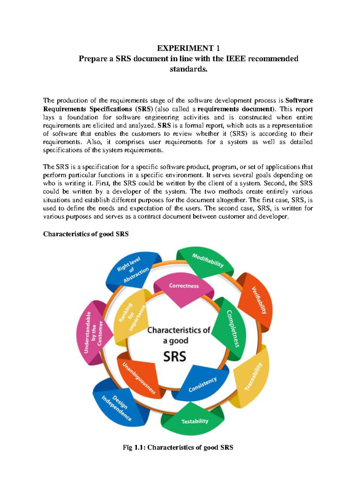 Software Engineering Lab Manual: SRS, Use Cases & Activity Diagrams ...
