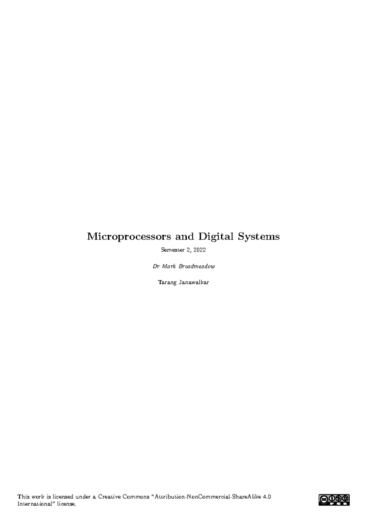 CAB202 Microprocessors Exam Notes: Key Concepts & Summaries - Studocu