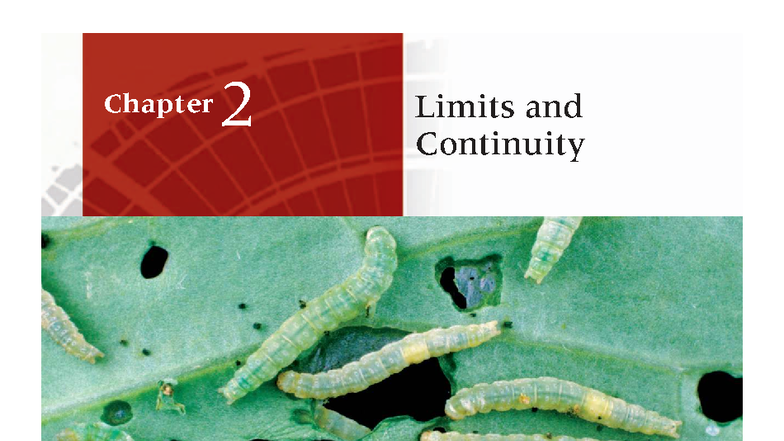 Chapter 2: Limits and Continuity (MATH 101) - Detailed Overview - Studocu