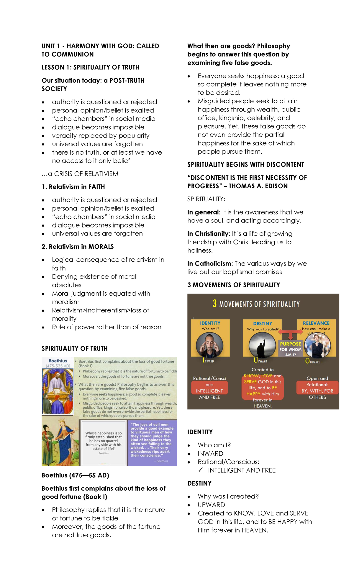 THY-4: SA1 Reviewer on Spirituality, Truth, and Dialogue with Culture ...