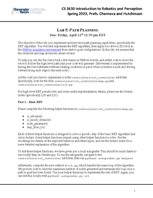 CS3630 Project 1 Instruction - CS3630 Project 1: Multi-Modal Sensing ...