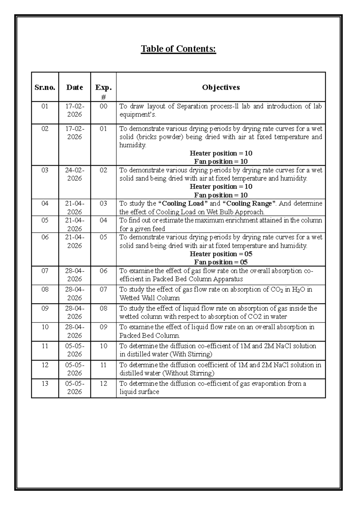 Separation Lab Overview: Experiments & Objectives (S - Hahah) - Studocu