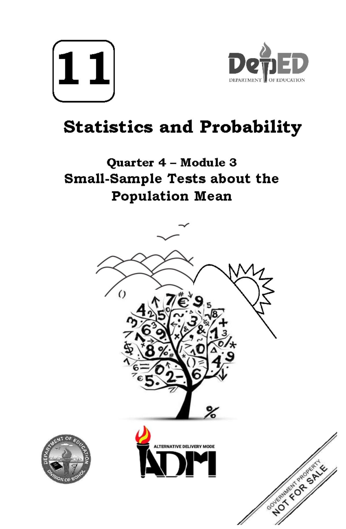 Stat Prob 11 Q4 SLM WK3 - Tests on the Population Mean - Studocu