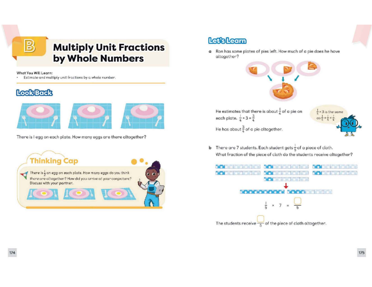 Marshall Maths 5 - Multiply & Divide Unit Fractions by Whole Numbers ...