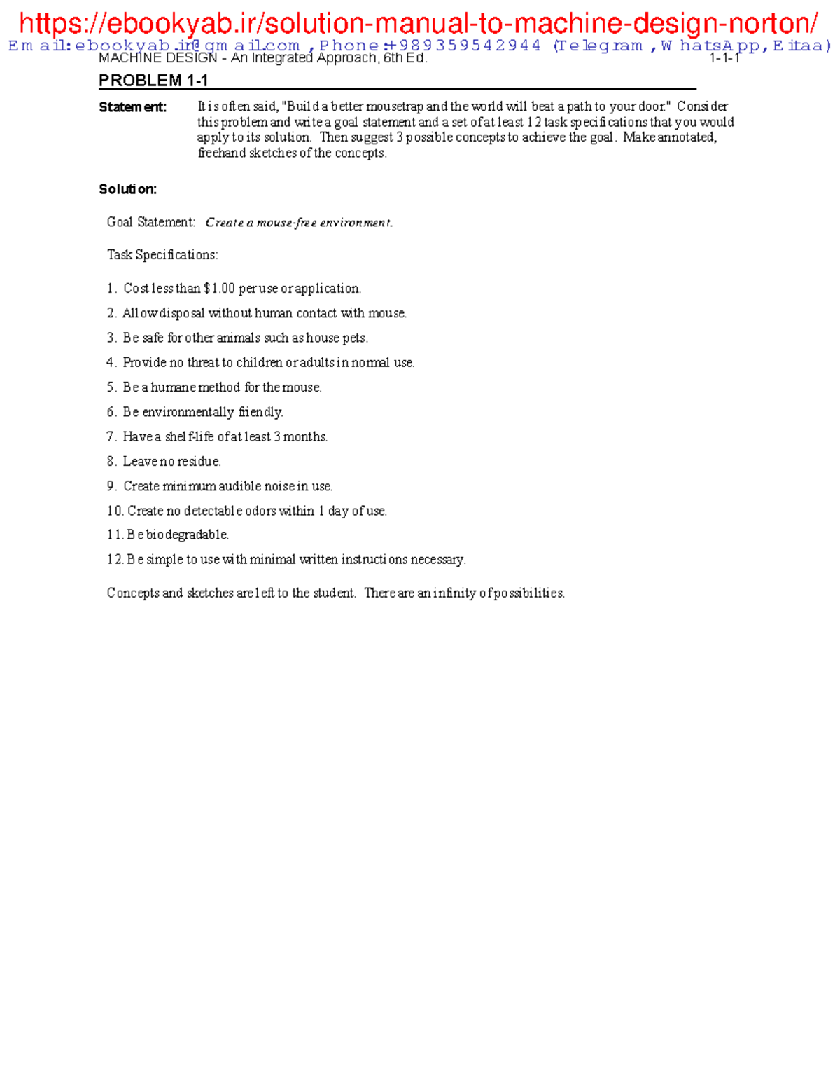 Solution Manual for Machine Design Problems - 6th Ed. Insights & Approaches - Studocu