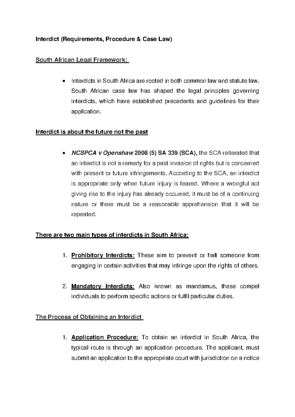 CPRA 040 Lecture Notes: Chapter 7 - Drafting a Plea & Special Plea ...