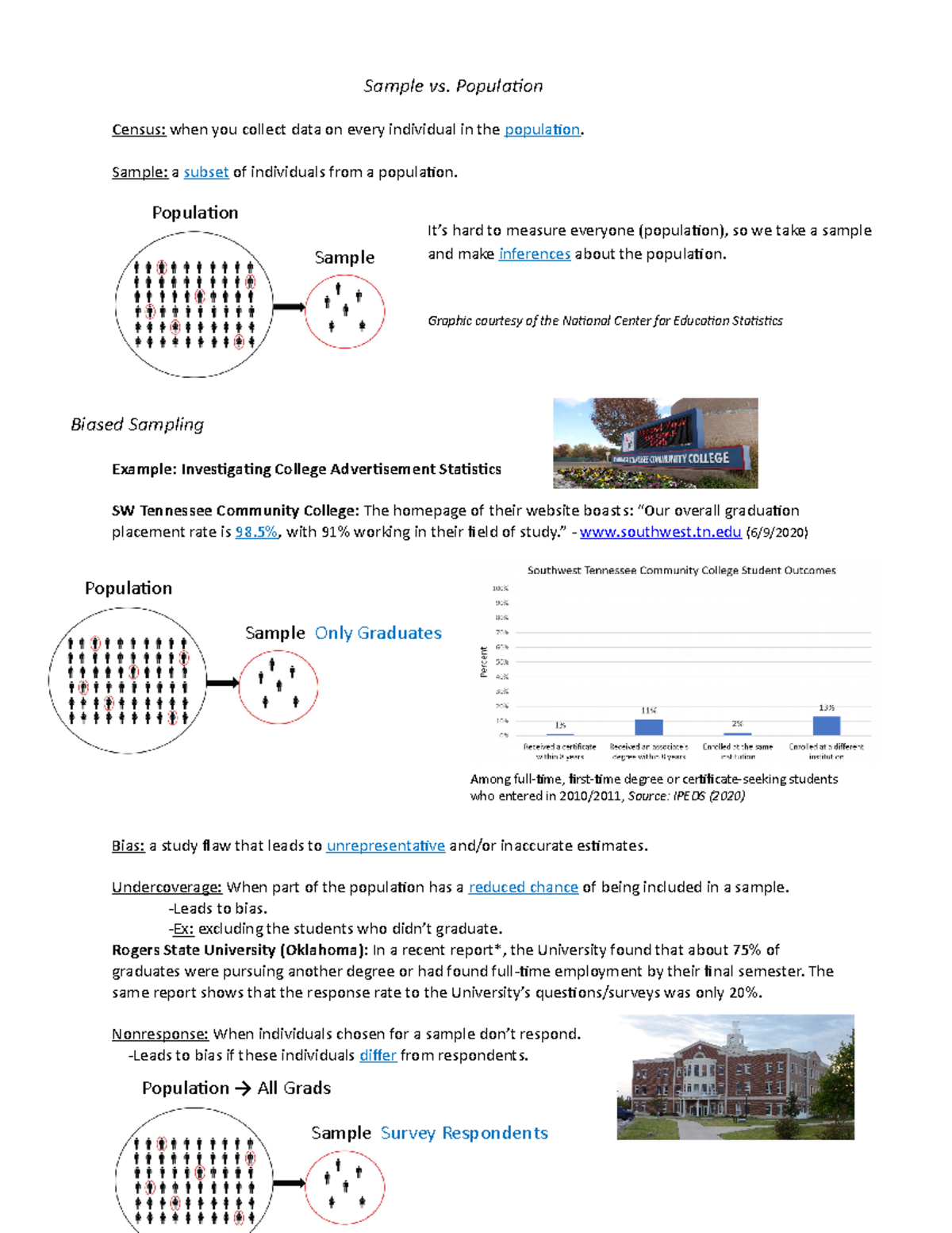 Desmos Activity: Understanding Biased Sampling & SRS Concepts - Studocu
