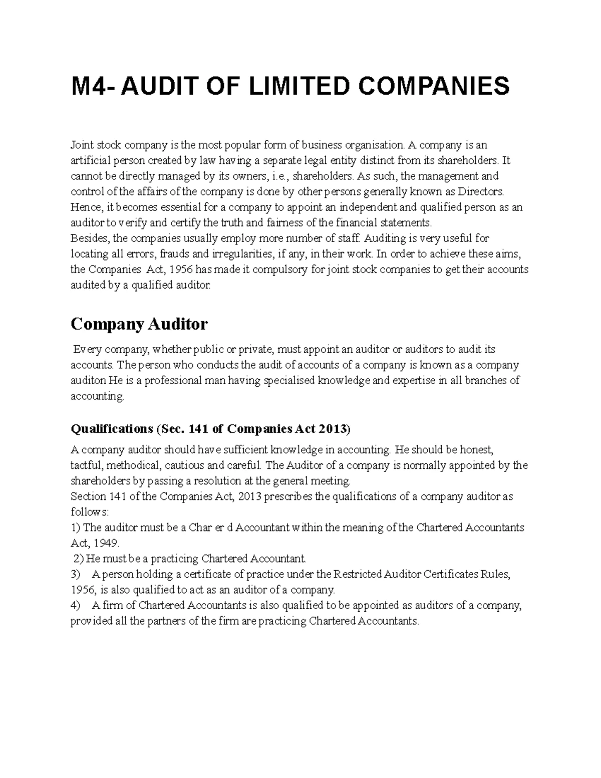 AUDIT 101: Comprehensive Notes on Assurance Engagements and Standards ...