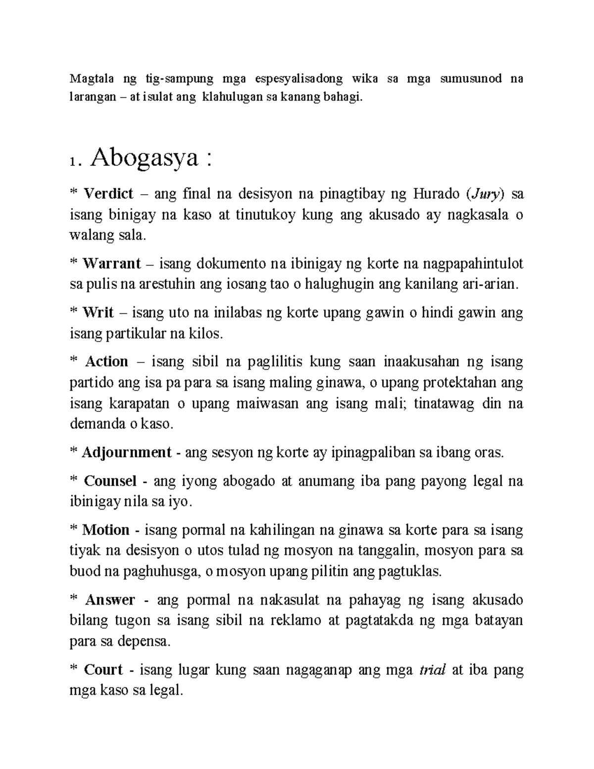 AP 10: Unang Markahan Kontemporaryong Isyu at Disaster Management ...