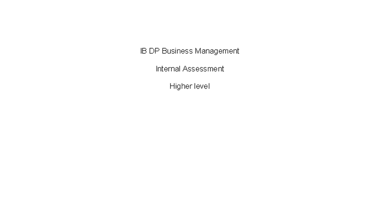 IB DP Business Management IA: Leadership Impact on Employee Motivation ...