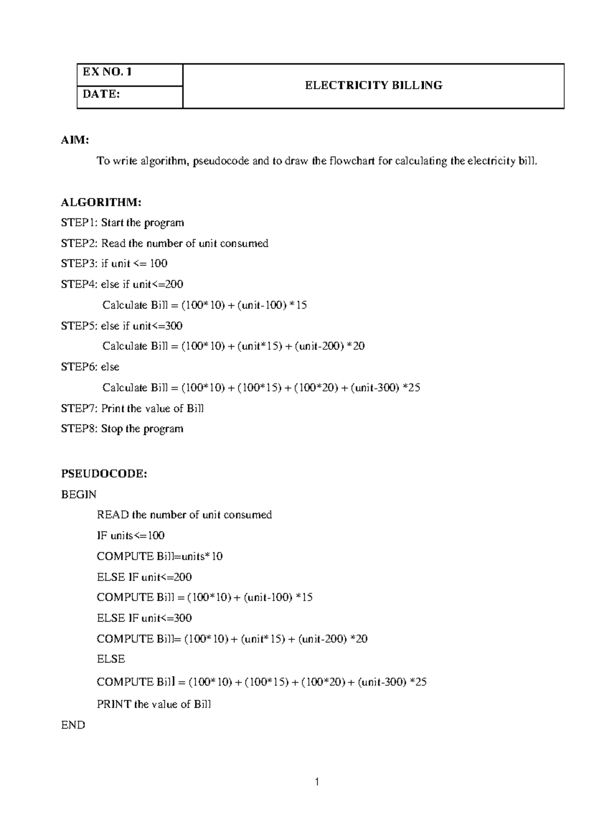 GE3171 - Lab Manual for Python Programming Exercises and Algorithms ...