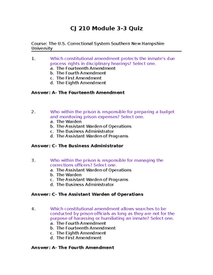 CJ 210 Module Five Assignment Sawyer Connors - CJ 210 Module Five ...