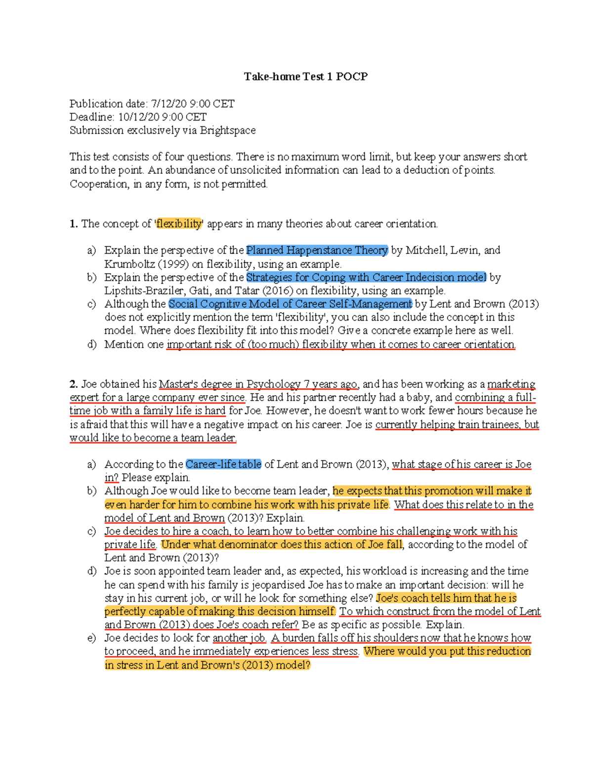 Take-home test 1 - Take-home Test 1 POCP Publication date: 7/12/20 9:00 ...