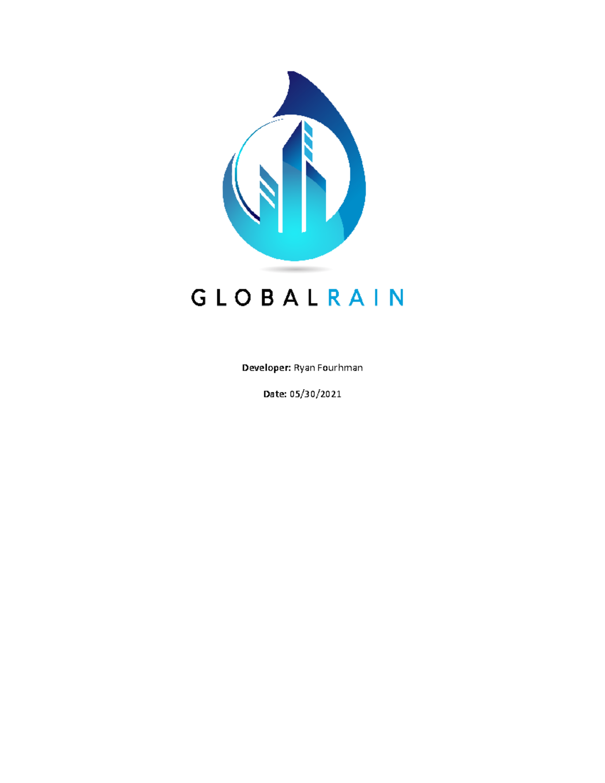 IT 145 Project 1 - Week 4 Global Rain Summary Report Guidelines - Studocu