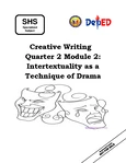 6 Q2 Creative Writing - Creative Writing Quarter 2 Module 6: The ...